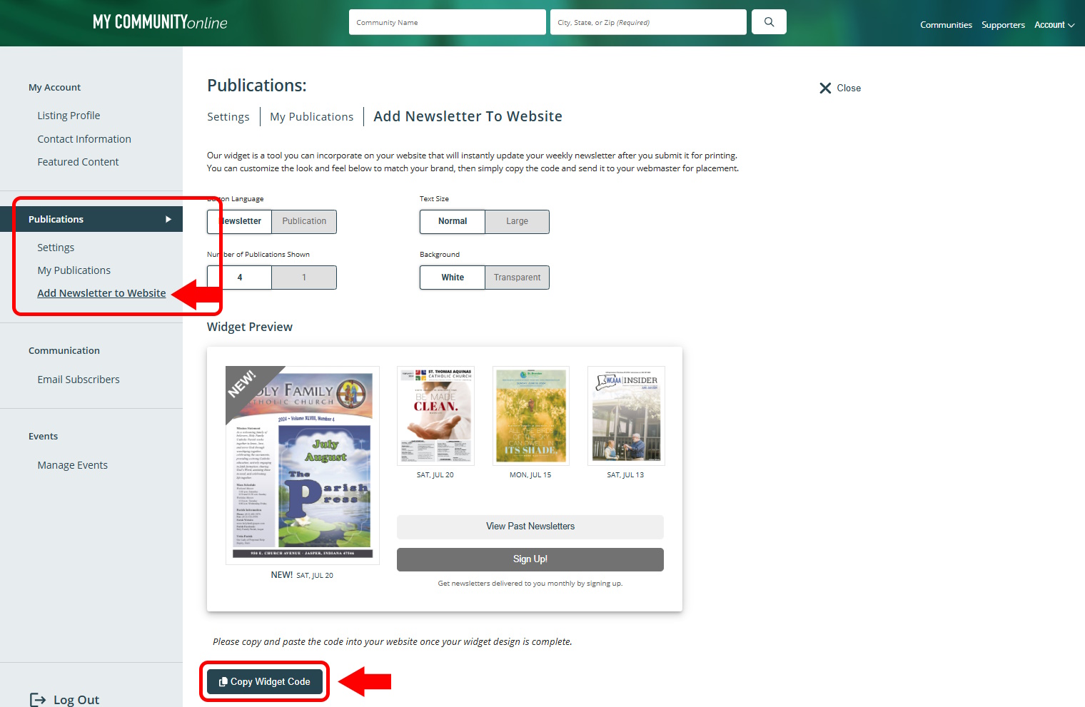 Online Directory